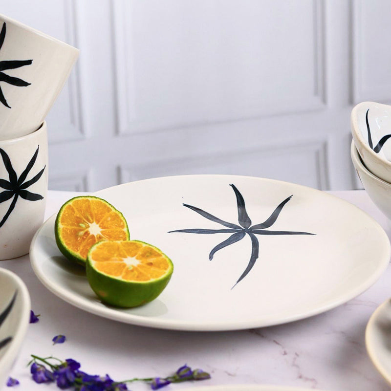 Tropikash Ceramic Dinner Plate | Vaaree